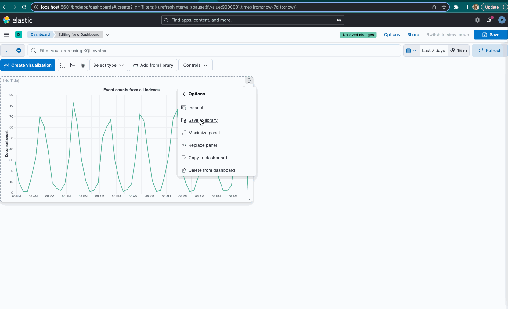 [Vega] Resizing problem on maximing/minimizing vega charts · Issue #153024 · elastic/kibana · GitHub