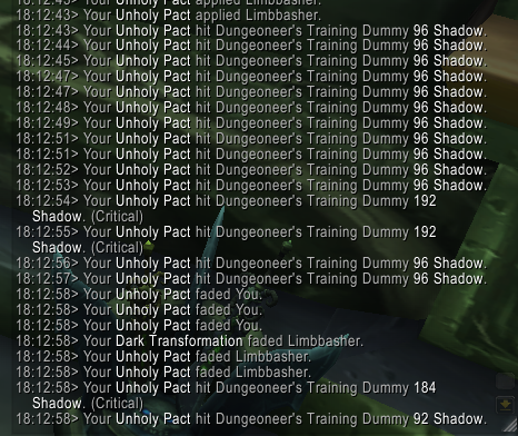 Unholy Death Knight's talent Unholy Pact deals two additional instances of damage after the buff ...