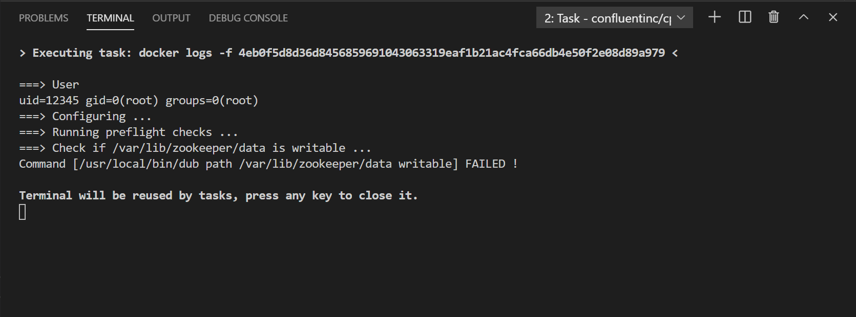/var/lib/kafka permissions for non-root users · Issue #53 · confluentinc/kafka-images · GitHub