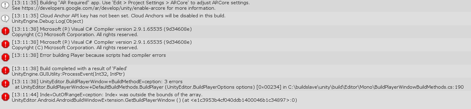 Unable To Run Tfsharpplugin Along With Arcore · Issue 1620 · Unity Technologiesml Agents · Github