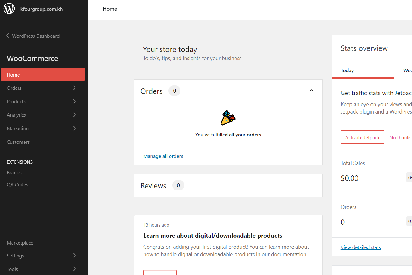 New WC home navigation doesn't work · Issue #6629 · woocommerce/woocommerce-admin · GitHub