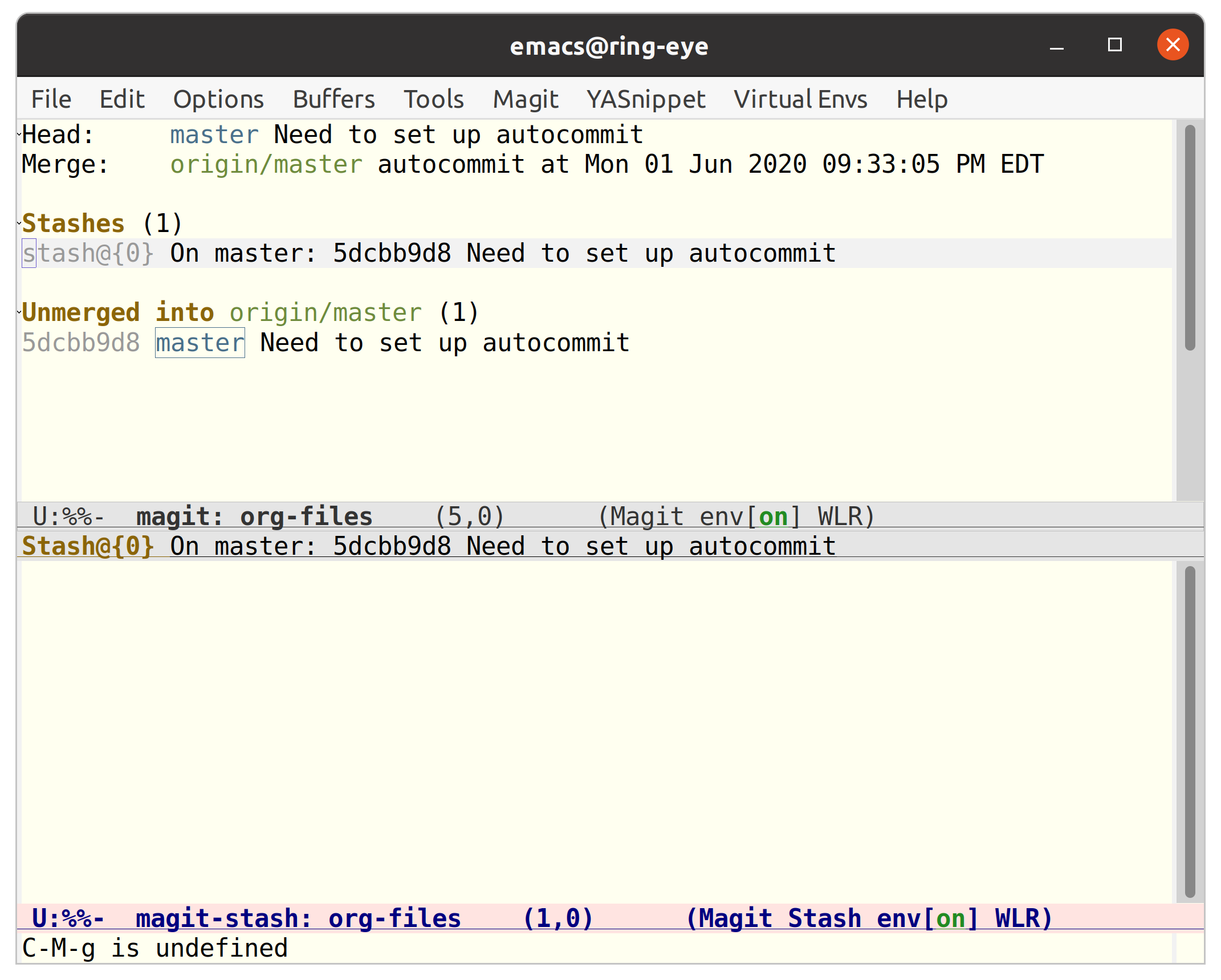 Stashes are not saved when using envrc · Issue #4160 · magit/magit · GitHub