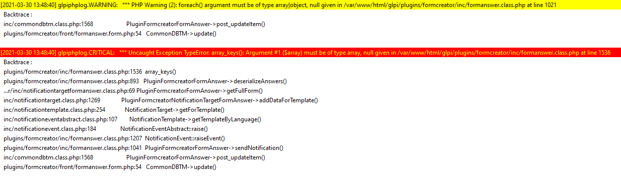 Problem validate form · Issue #2194 · pluginsGLPI/formcreator · GitHub