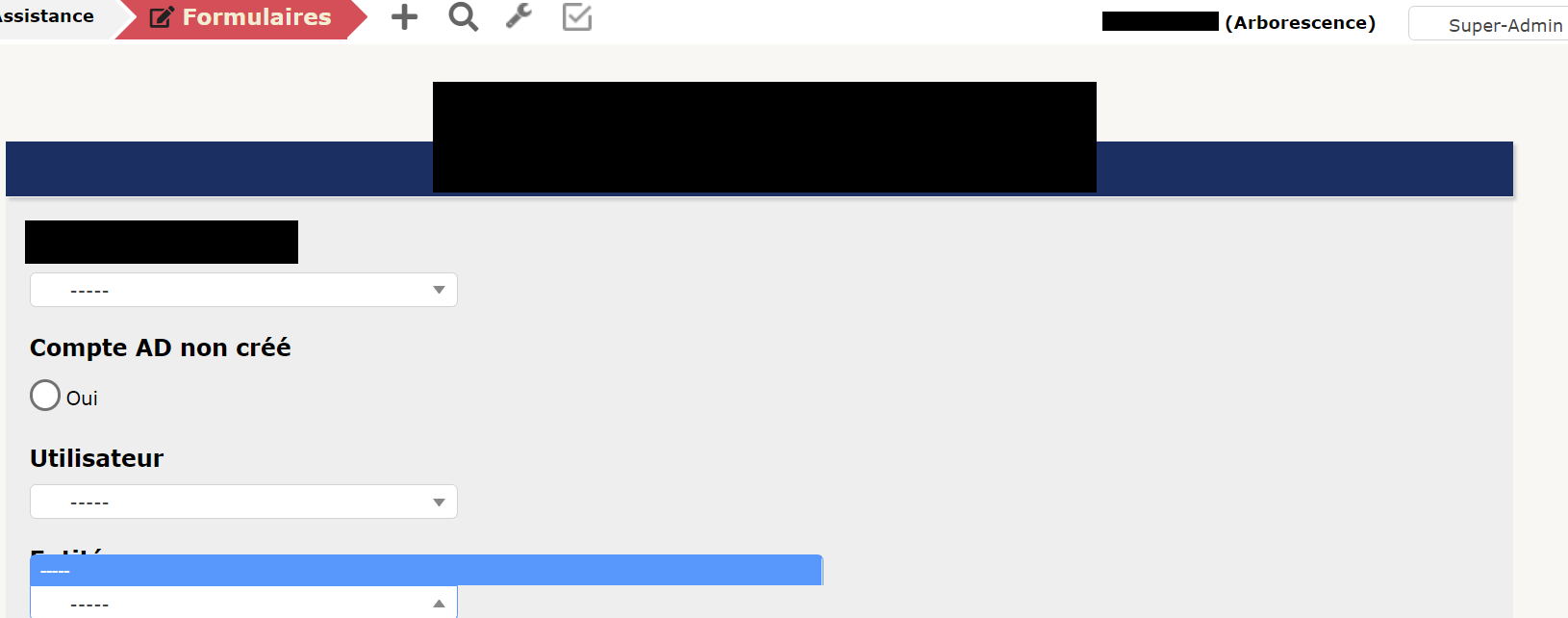 No selectable entity · Issue #2641 · pluginsGLPI/formcreator · GitHub