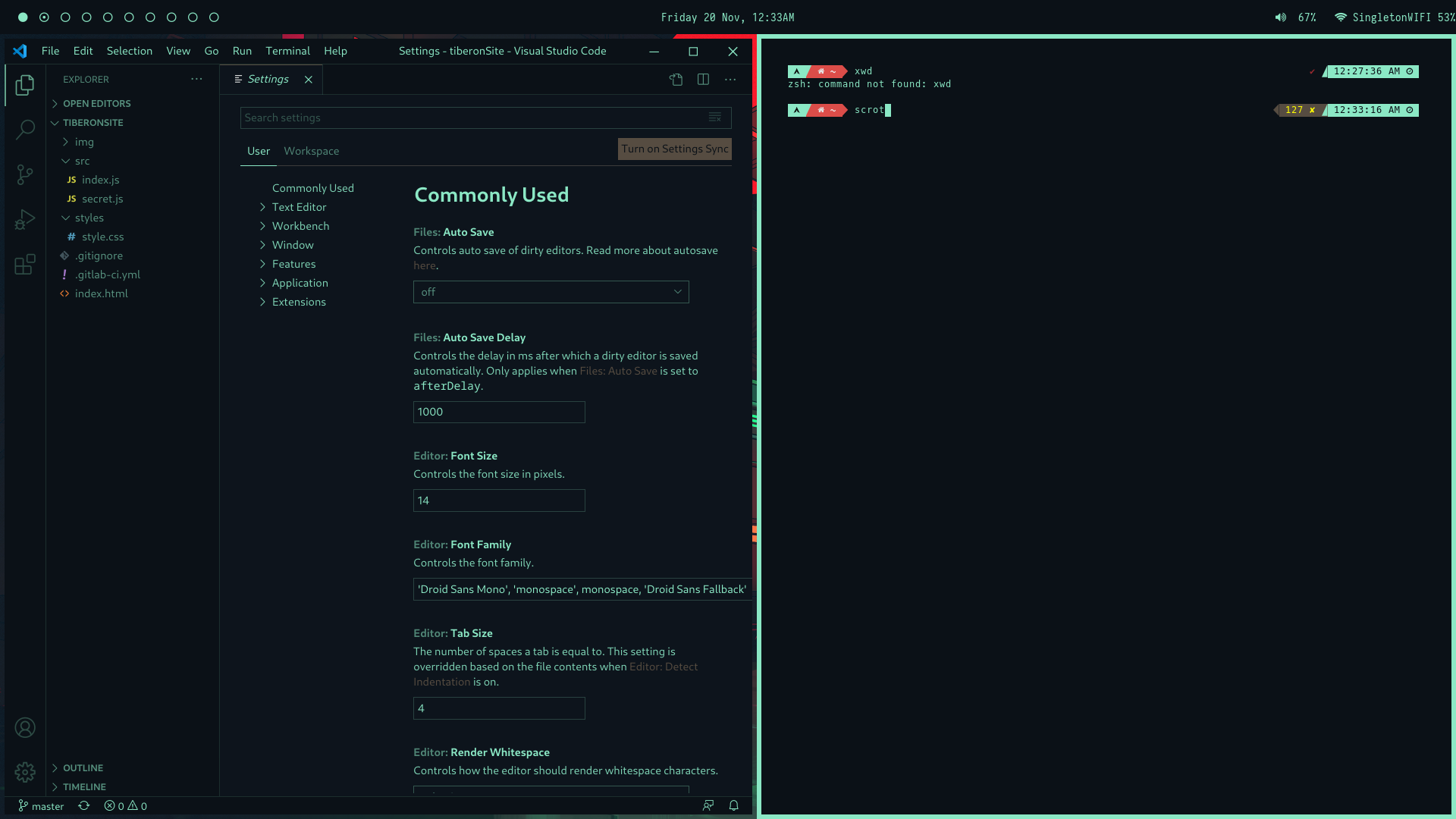 Borders Not Drawn on VS Code with Custom Title Bar · Issue #1229 · baskerville/bspwm · GitHub
