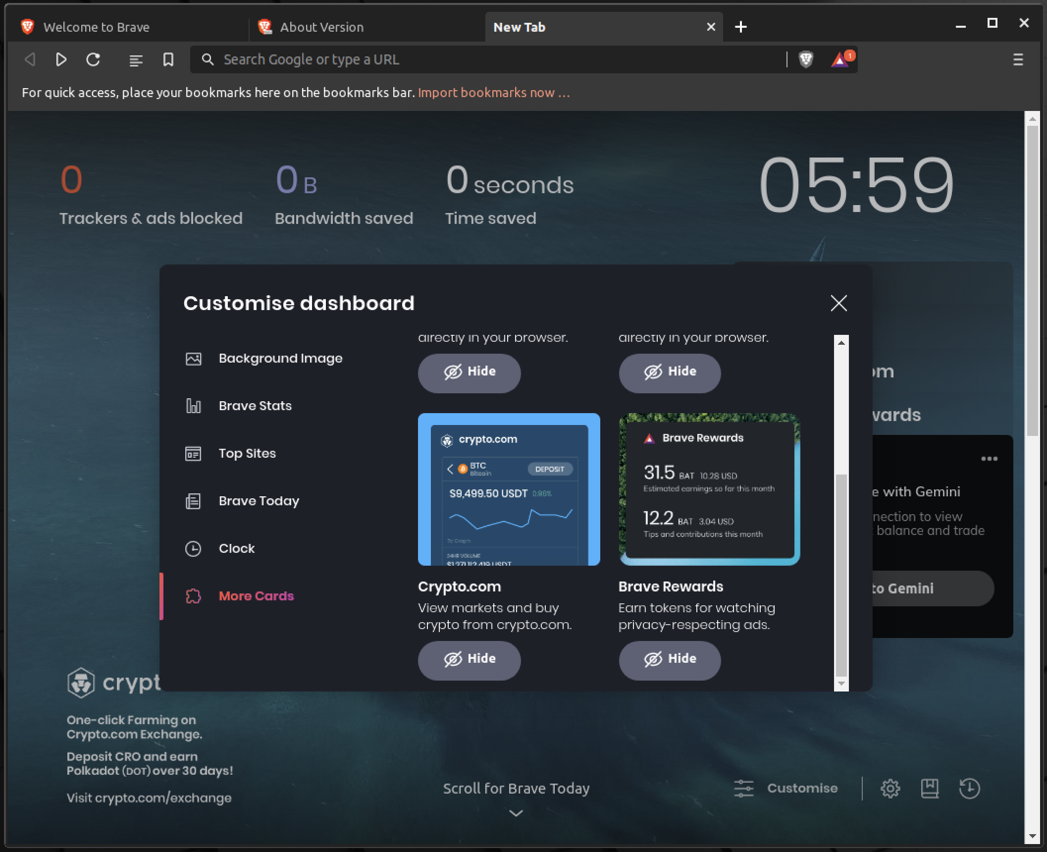 Scroll bars overlap widget cards in Customize Dashboard modal · Issue ...