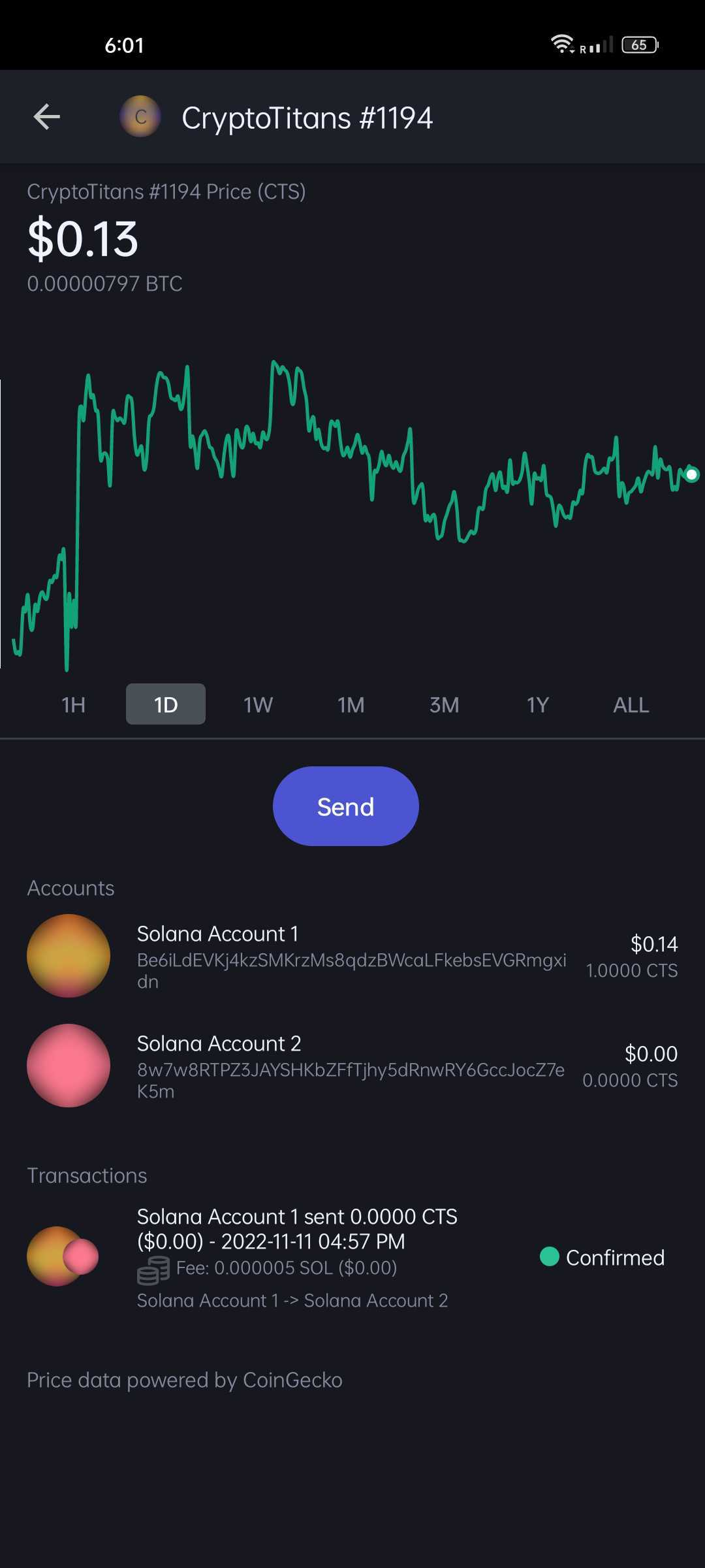 Send NFT shows as success but doesn't transfer the token to receving address · Issue #26694 ...