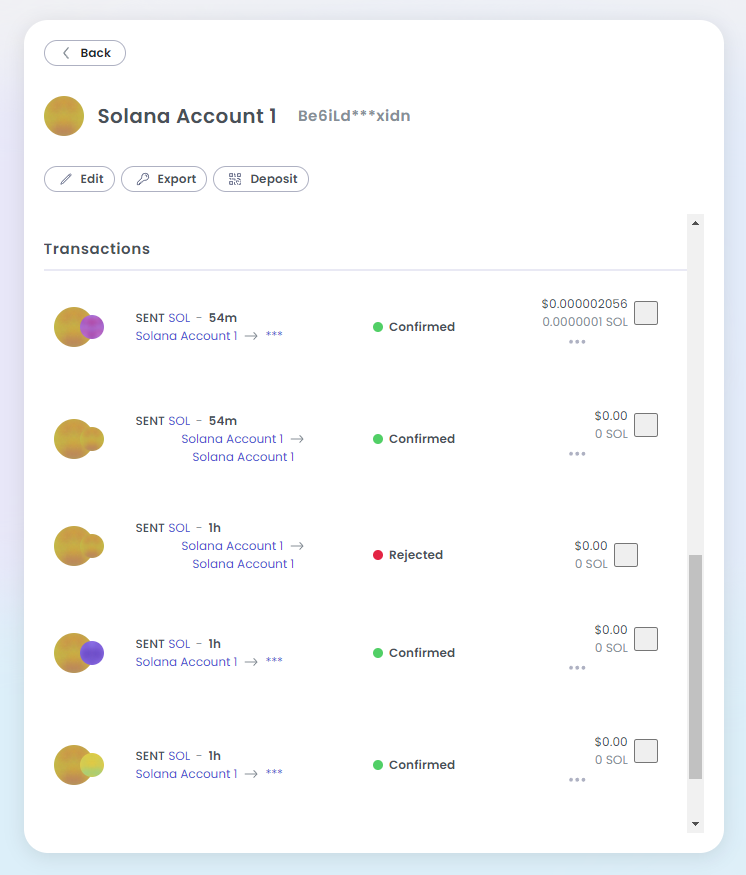 Sent Address Are Shown As `` Instead Of The Actual Address · Issue 30223 · Bravebrave 
