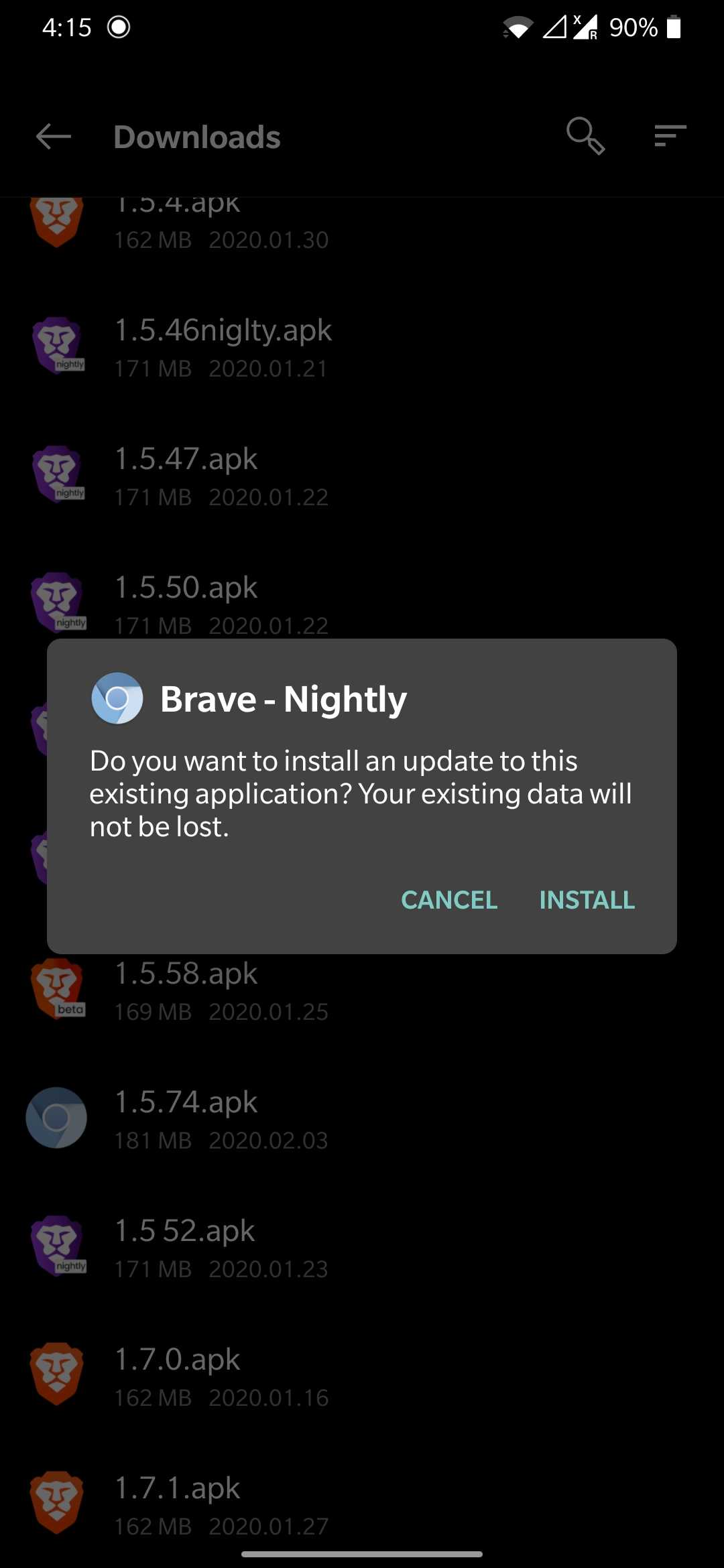 [Android] Chromium icon used for apk's with CR 80 · Issue #8023 · brave ...