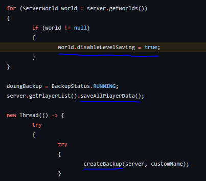 [bug]: Backups don't seem to backup region files... · Issue #20 ...