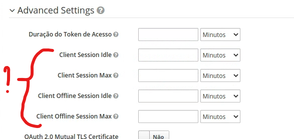 "Client Session Idle" and "Client Session Max" in Keycloak 19 admin ...