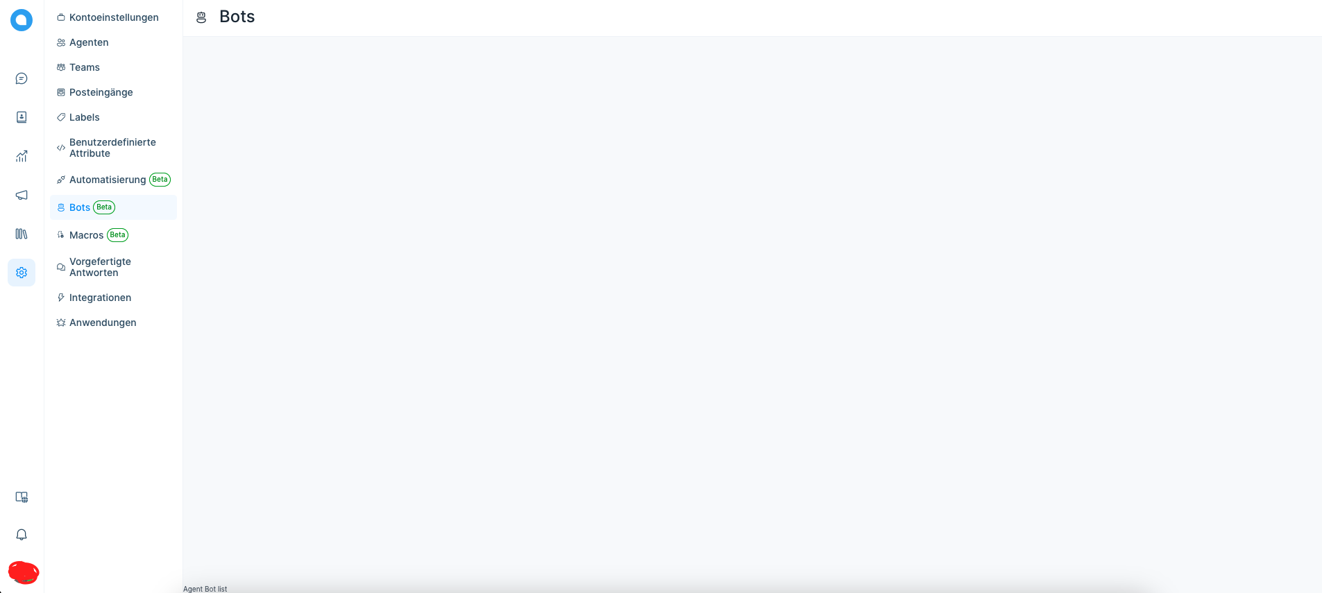 "Bots" section · Issue #5854 · chatwoot/chatwoot · GitHub