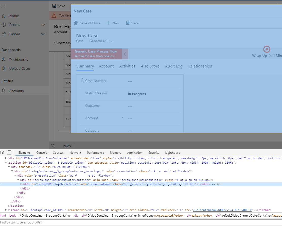 [FEATURE] Support Modal on case creation · Issue #894 · microsoft ...