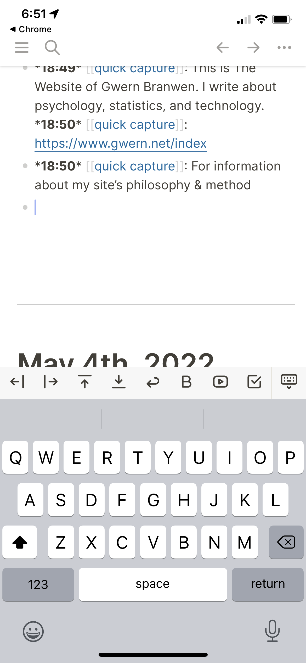 iOS Quick Capture not capturing URL with selected text · Issue #5227 · logseq/logseq · GitHub