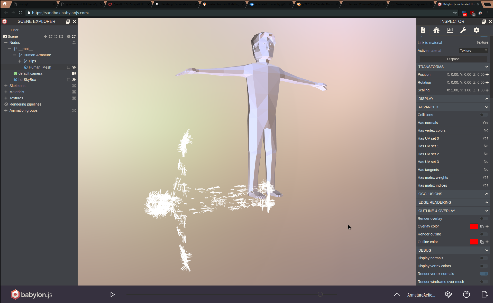 Invalid normals exported with skinning · Issue #927 · KhronosGroup/glTF ...