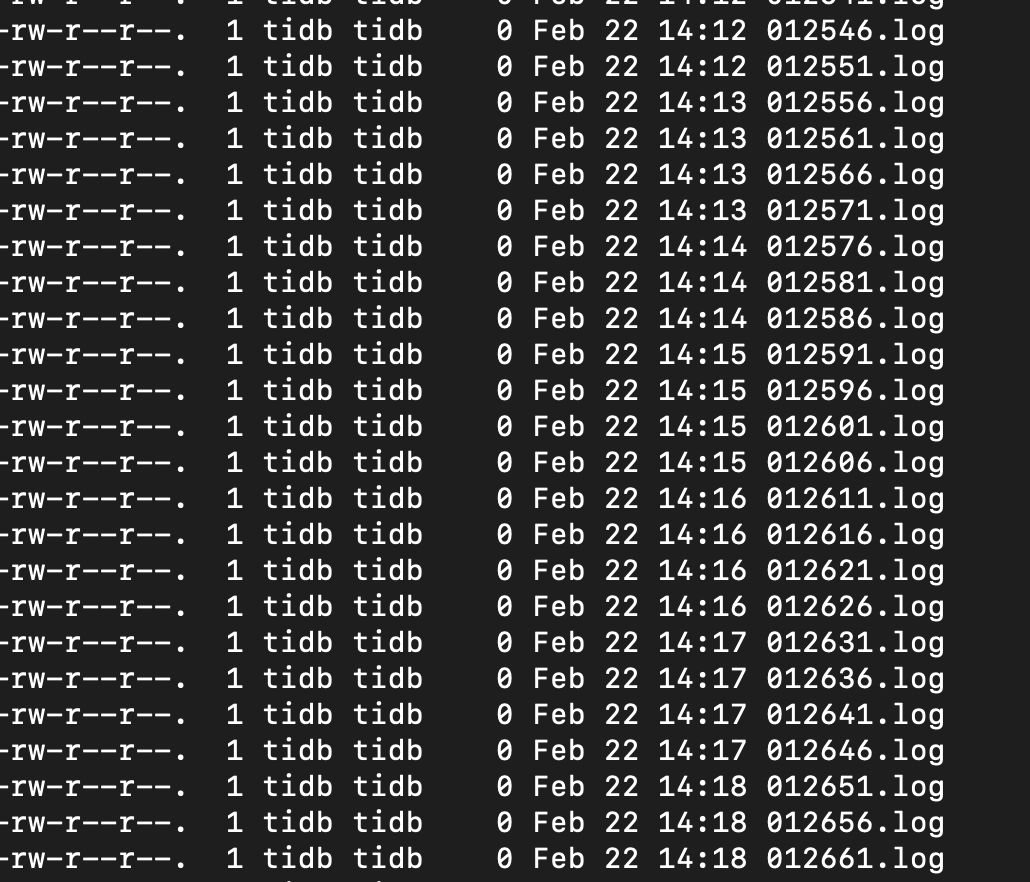 [dynamic regions] too may empty WAL files · Issue #14272 · tikv/tikv · GitHub