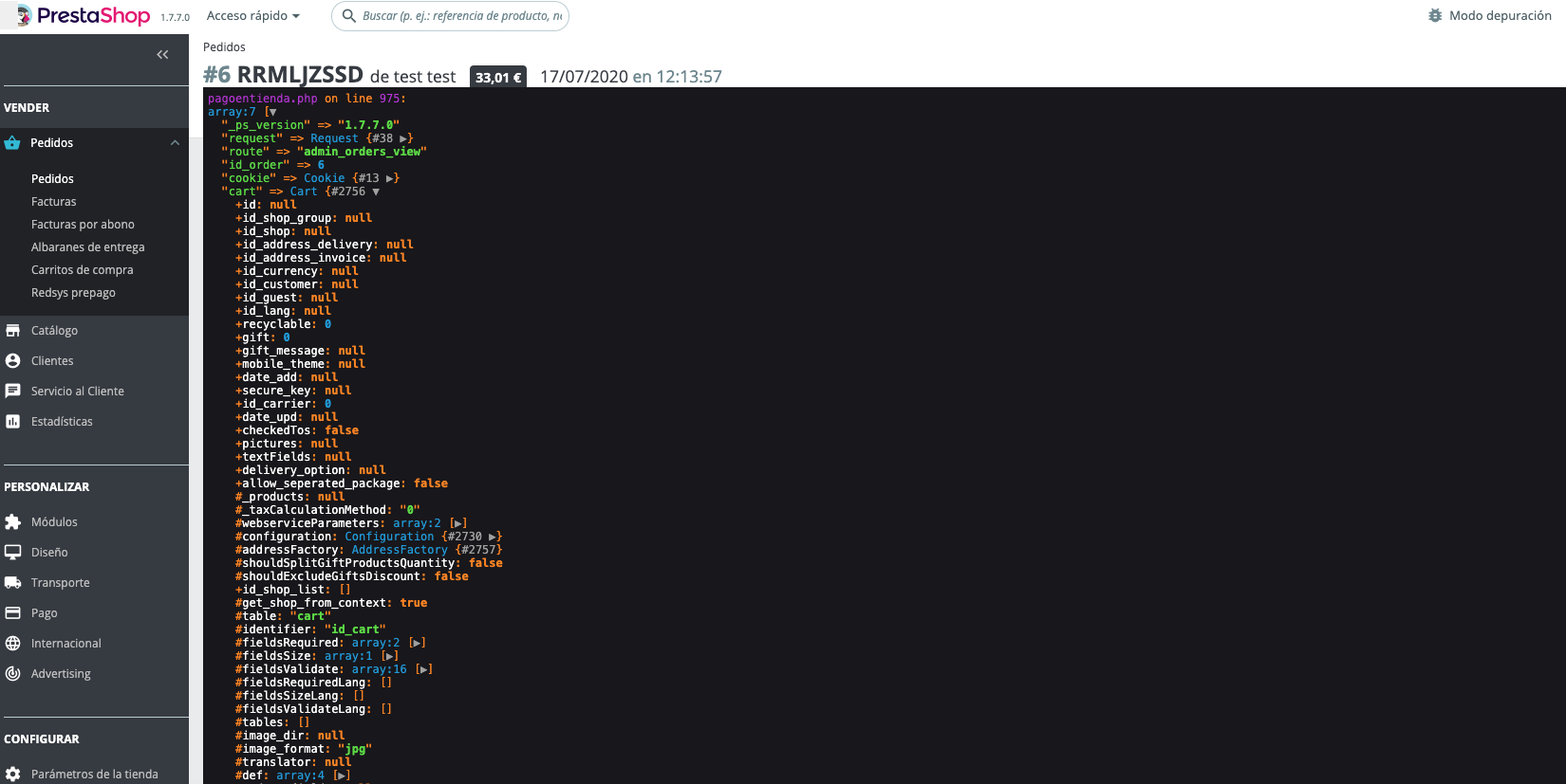 Cart parameter hook DisplayAdminOrder · Issue #20208 · PrestaShop/PrestaShop · GitHub