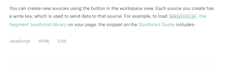 Code example tab not working · Issue #253 · segmentio/segment-docs · GitHub