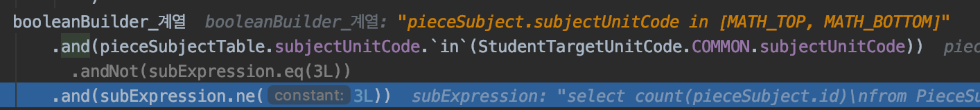 When using ne(), but working eq() · Issue #2589 · querydsl/querydsl · GitHub