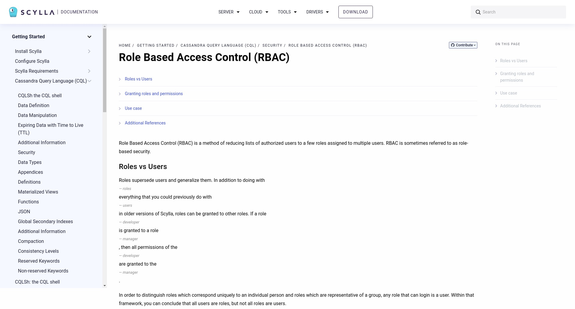 New design - in page menu · Issue #207 · scylladb/sphinx-scylladb-theme · GitHub