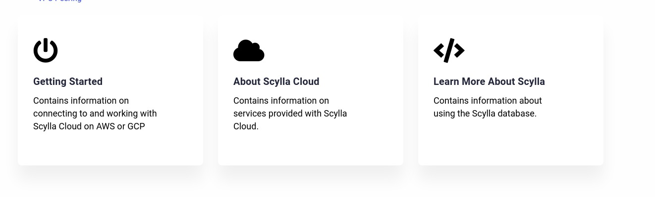 Issue in page Scylla Cloud · Issue #805 · scylladb/scylla-doc-issues · GitHub