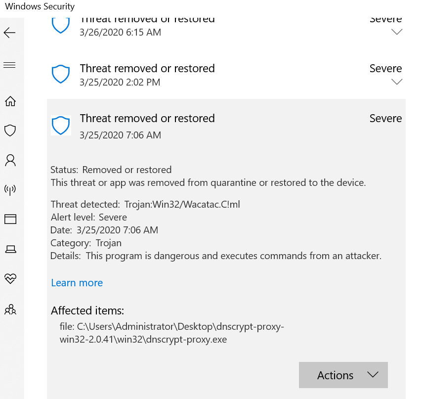 find a Trojan,download problem · Issue #1252 · DNSCrypt/dnscrypt-proxy · GitHub