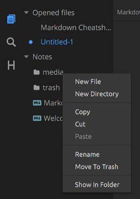 Top level folder in tree side panel needs context menu too · Issue #2576 · marktext/marktext ...