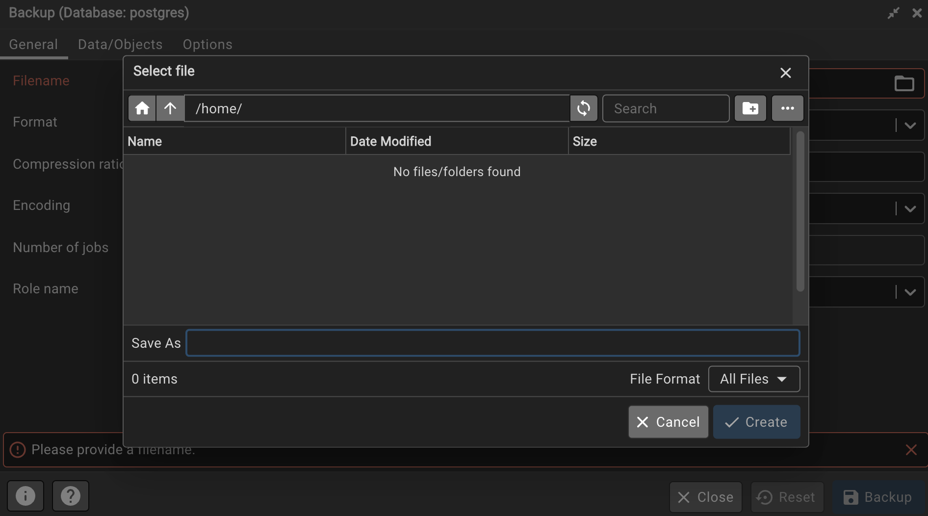 Backup/Restore to/from local host system · Issue #9 · marcelo-ochoa/pgadmin4-docker-extension ...