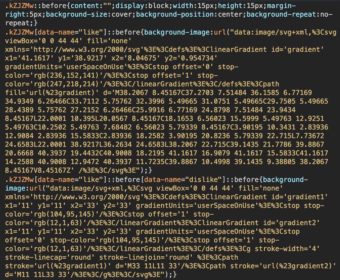 Nesting Bug Css With Inline Svg Pseudo Elements Or Data Attributes Selector · Issue 3074