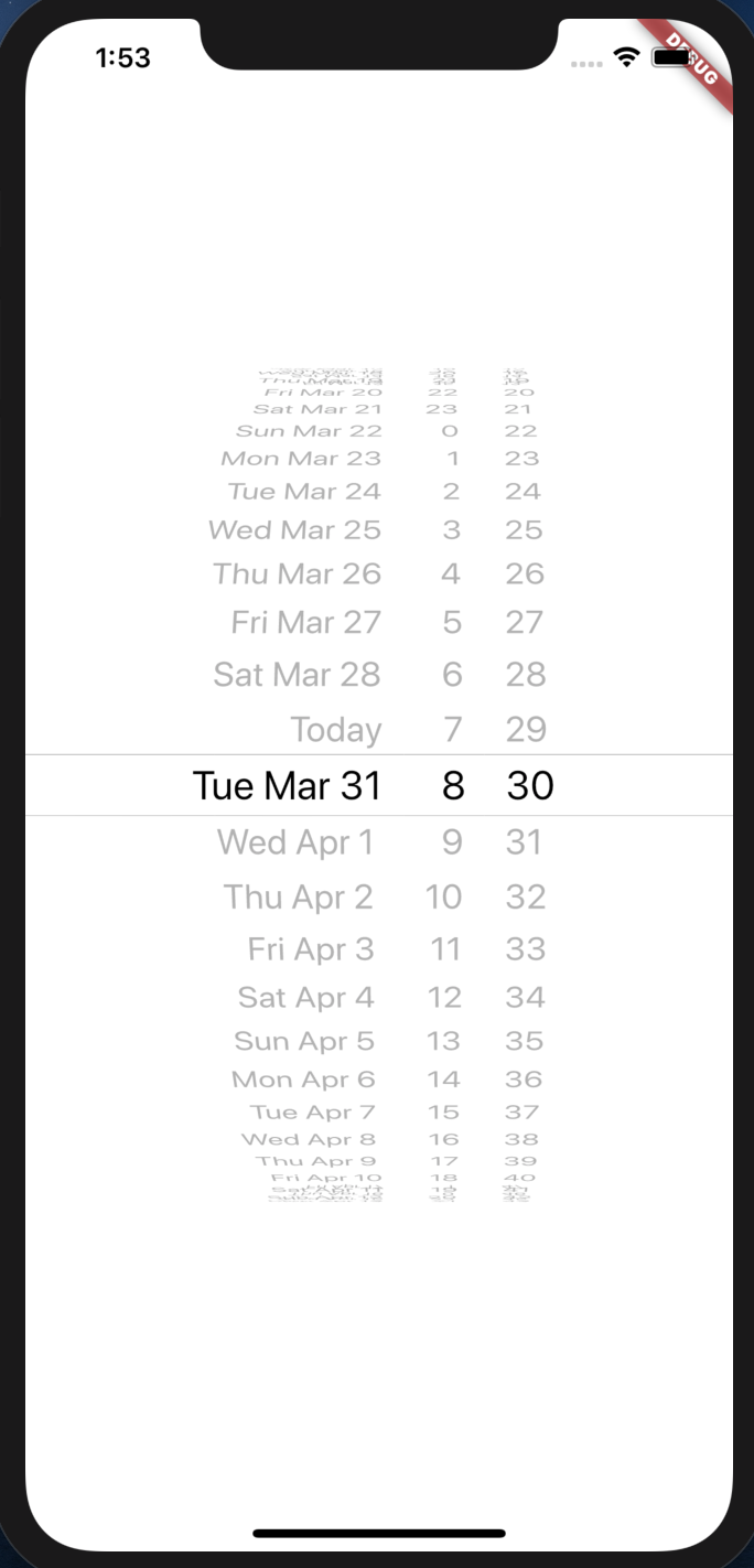 Cupertinodatepicker Doesnt Display Some Dates · Issue 53528 · Flutter