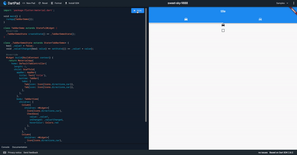 Checkbox hover not working inside TabBarView · Issue #58130 · flutter/flutter · GitHub