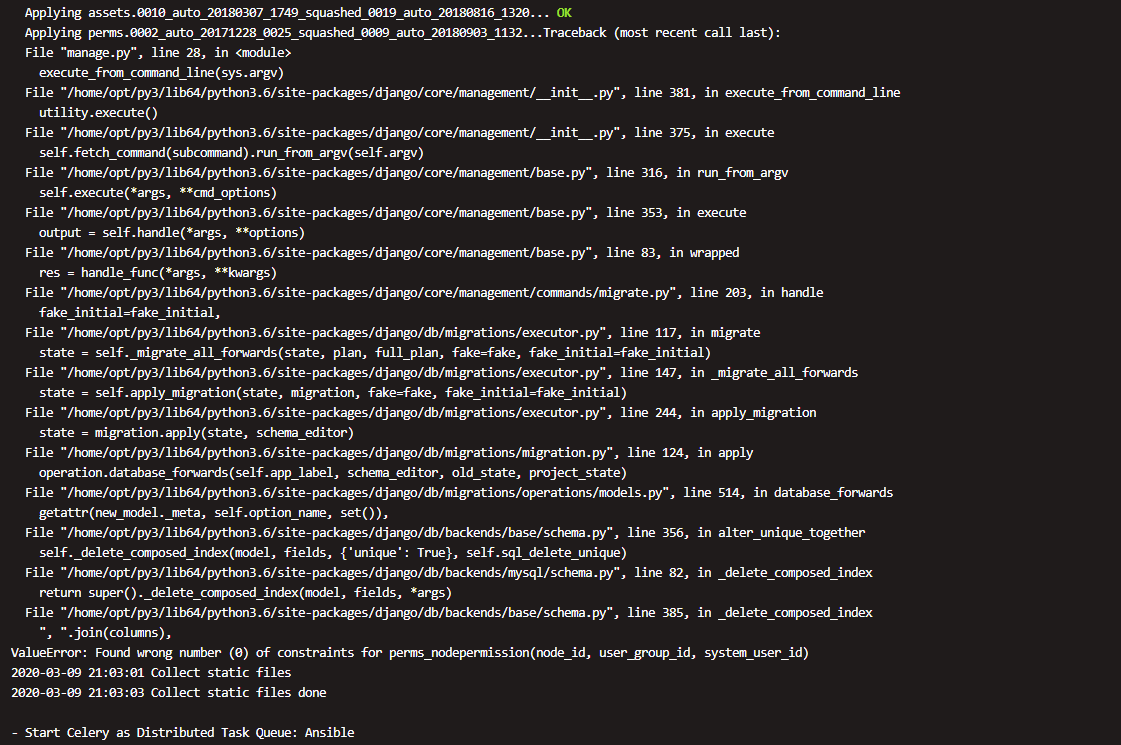 Jumpserver升级数据库为mysql8时migration数据时报错 · Issue 3756 · Jumpserver Jumpserver · Github