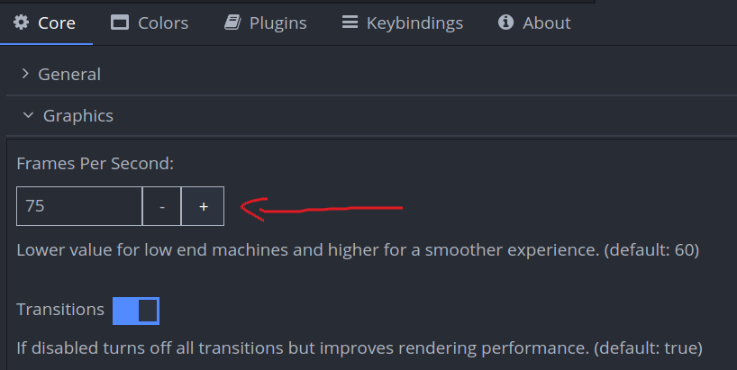 Add vsync to graphics settings · Issue #1286 · lite-xl/lite-xl · GitHub