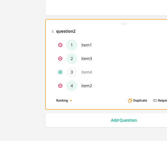 Ranking. Sorting Issue · Issue #3311 · surveyjs/survey-creator · GitHub Ranking. Sorting Issue · Issue #3311 · surveyjs/survey-creator · GitHub