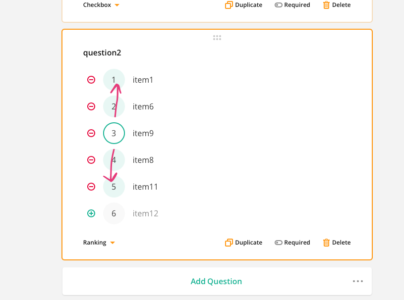 Ranking Drag N Drop Issue Keyboard Navigation · Issue 3504 · Surveyjs Survey Creator · Github