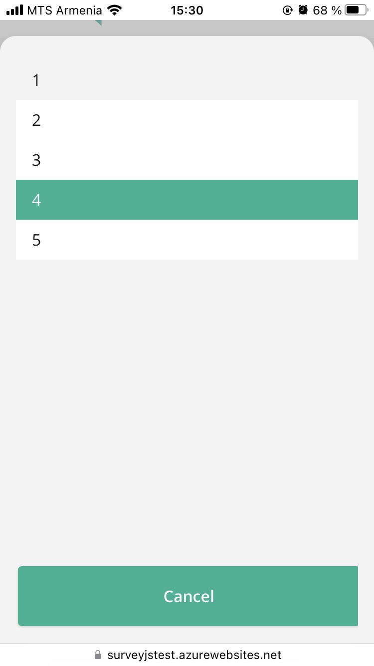 Drop Down Issues Mobile · Issue 5579 · Surveyjssurvey Library · Github