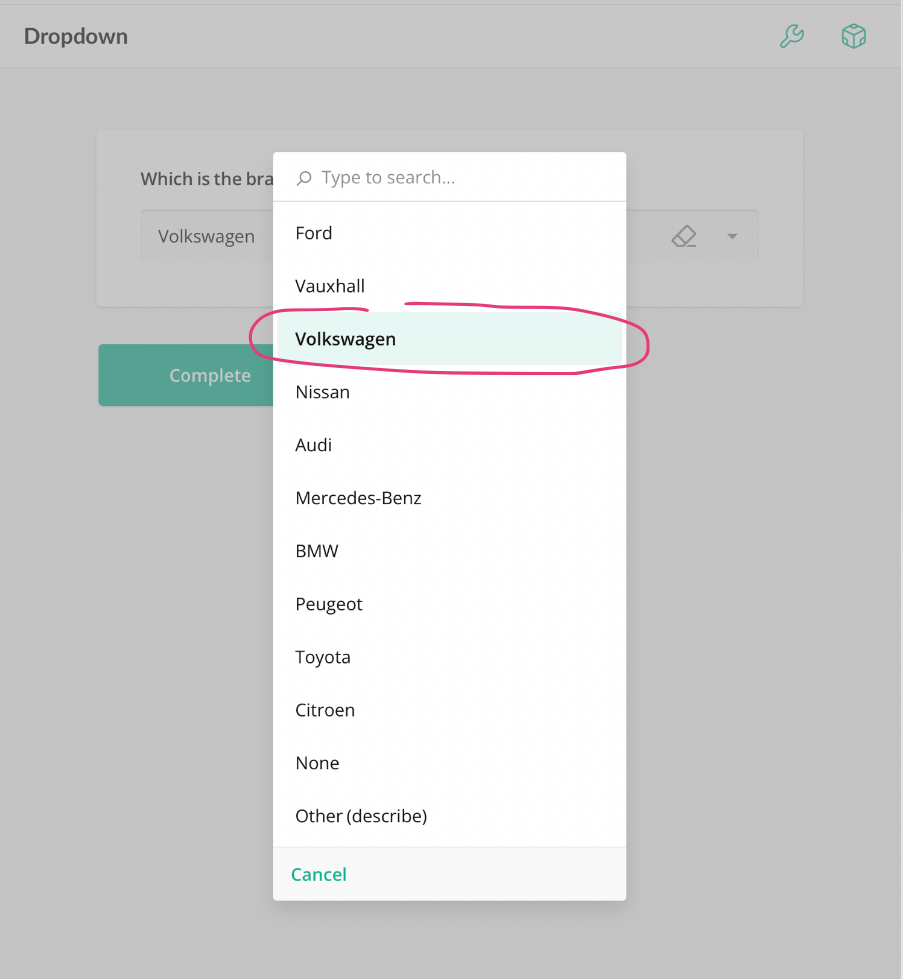 Drop-Down + Multi-Select Selections on iPad · Issue #6423 · surveyjs/survey-library · GitHub