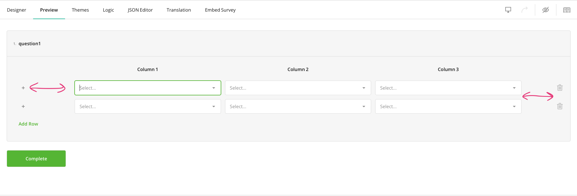 Matrix Column Widths Issue Safari Only · Issue 6700 · Surveyjssurvey Library · Github 