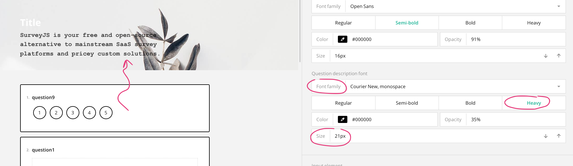 Cover Description Uses Wrong Property For Settings · Issue 4735 · Surveyjssurvey Creator · Github