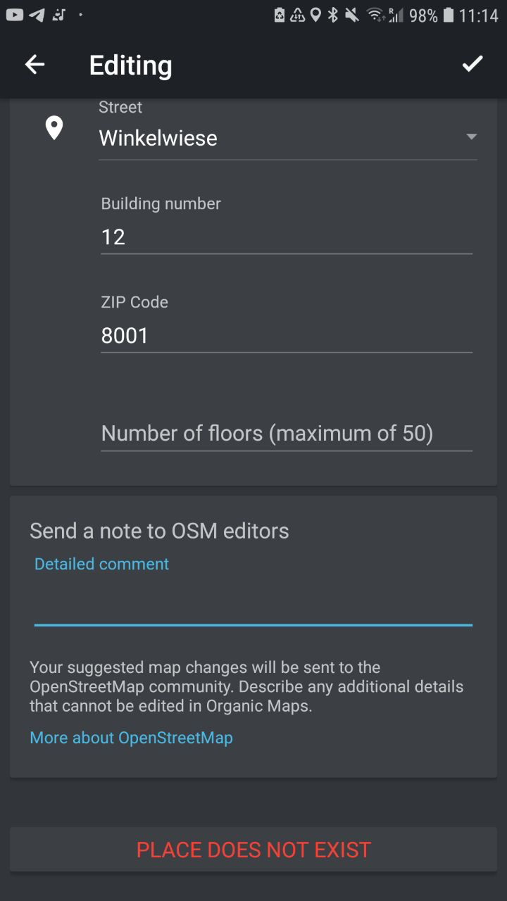 Send a note to OSM editors is not displayed in iOS Editor · Issue #4516 · organicmaps ...