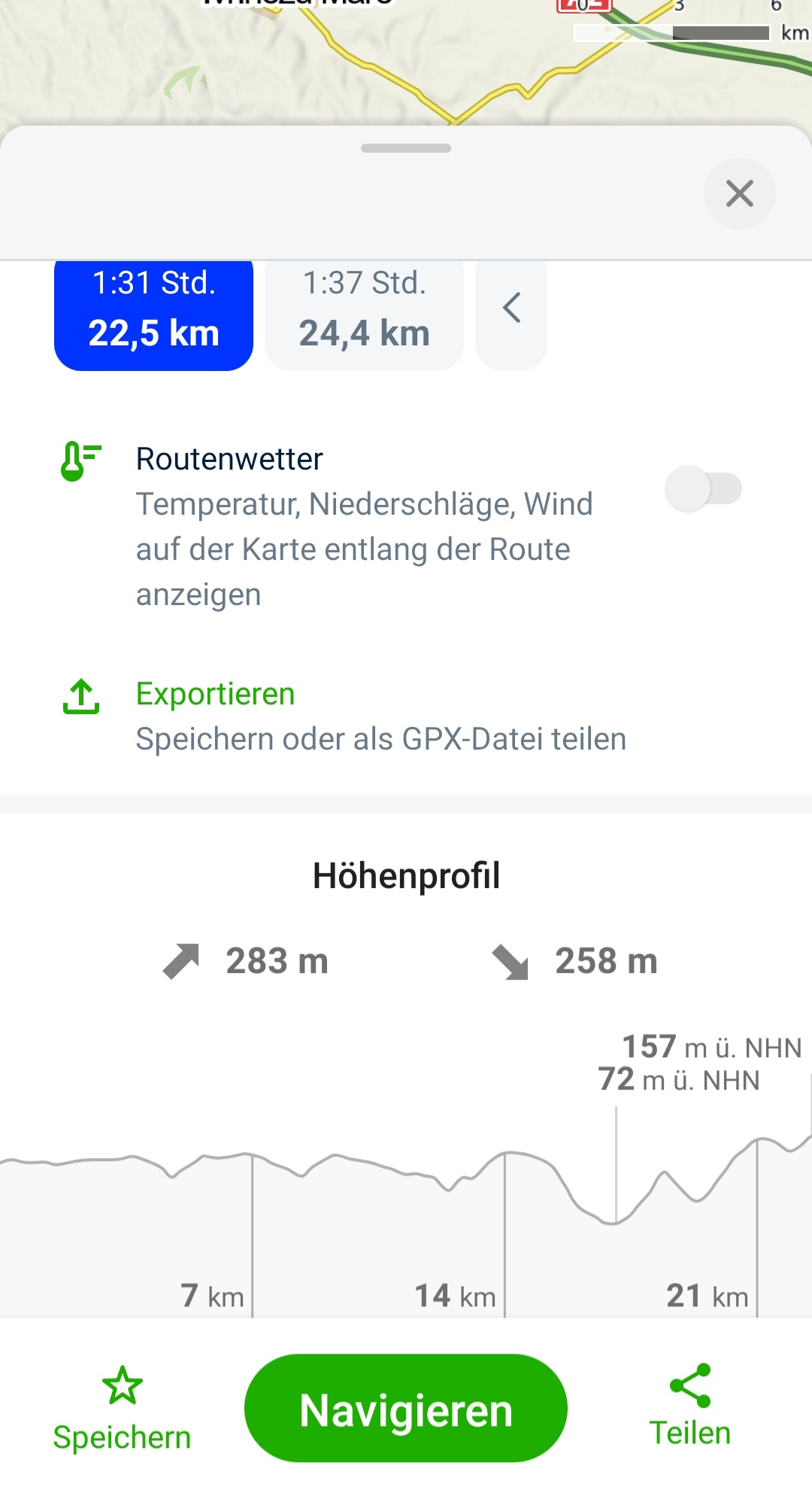 Investigate and compare the quality of the incline and decline calculation for elevation on a ...