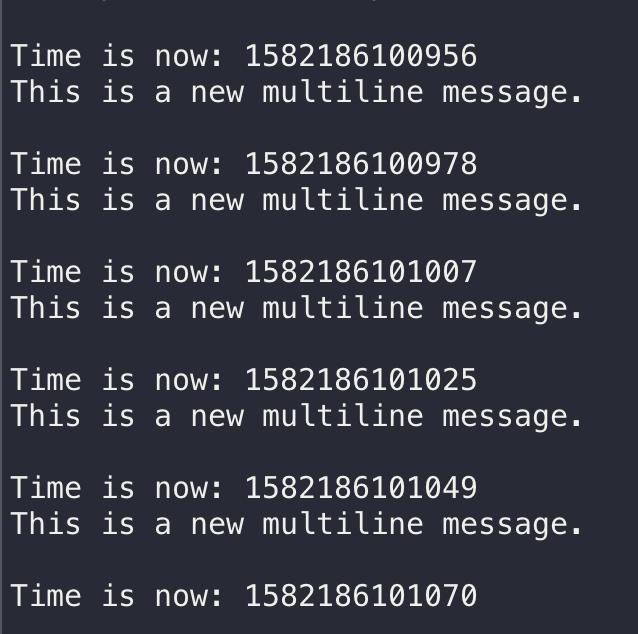 Appending new multiline messages causes weird display issues · Issue #28 · sindresorhus/log ...