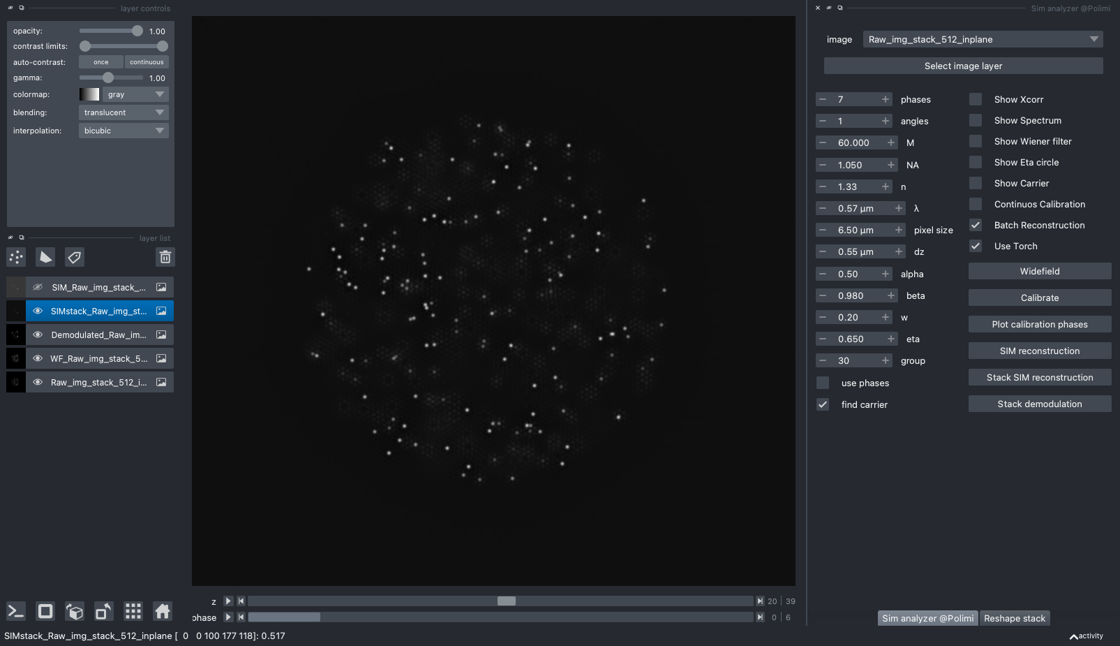 HexSim analyser interface elements are centre justified on MacOS but left justified in Windows ...