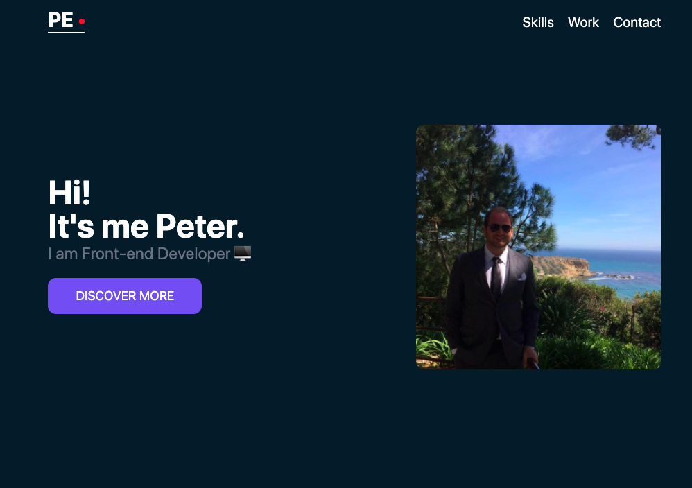 GitHub - PeterEriksson/portfolio-build-1: resume/portfolio project. Built in React with Tailwind ...