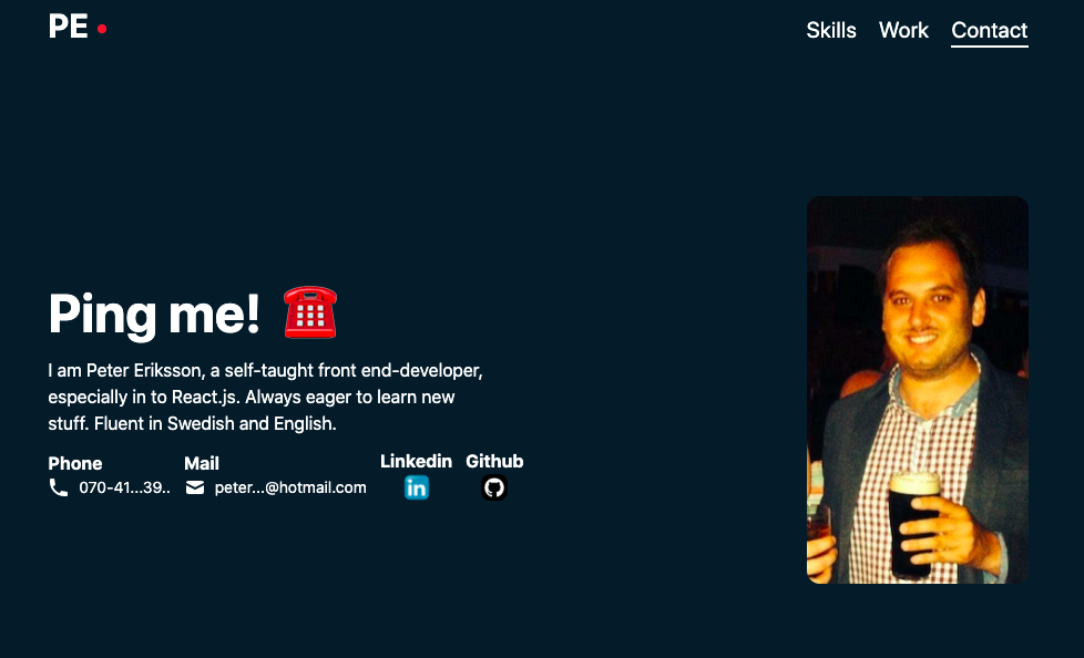 GitHub - PeterEriksson/portfolio-build-1: resume/portfolio project ...