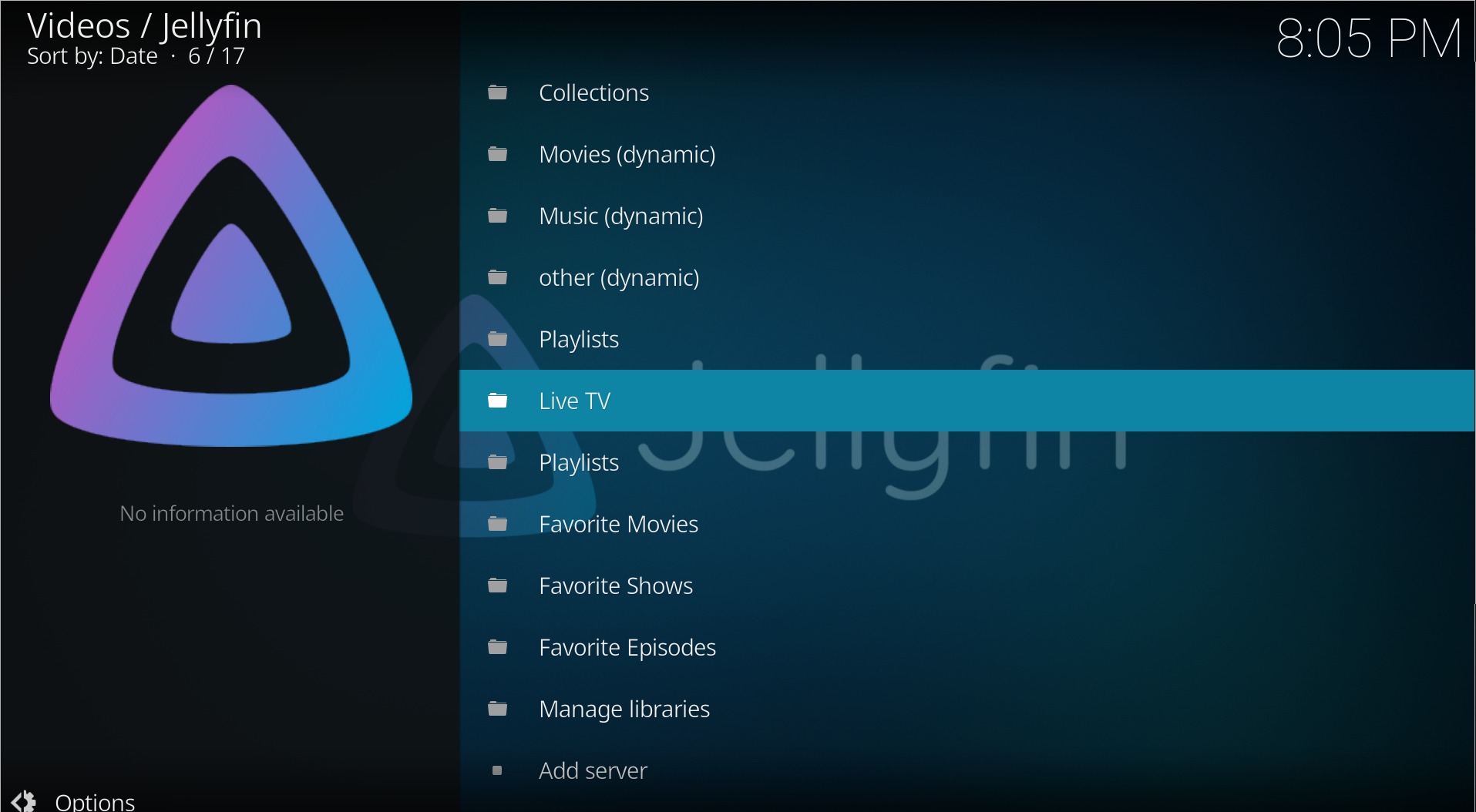 How to watch Live TV from jellyfin with this addon? · Issue #667 · jellyfin/jellyfin-kodi · GitHub