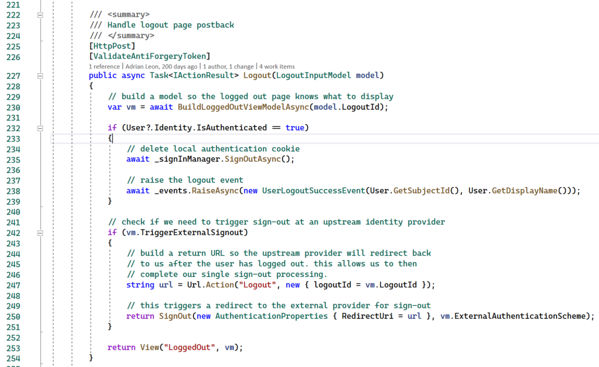 Identity Server login flow stuck after Login out from External Provider · Issue #5204 ...