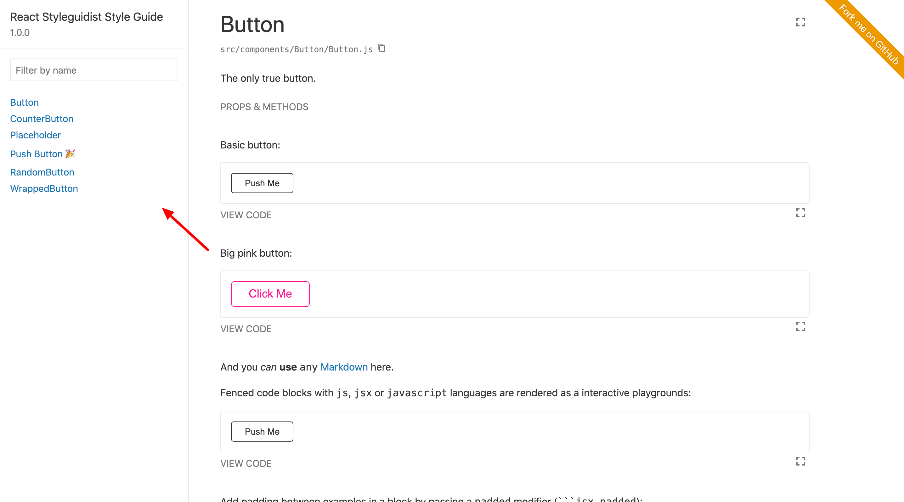 Is there ability to change side panel navigation color ? · Issue #1672 · styleguidist/react ...