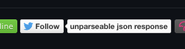 Twitter button in main readme shows `unparseable json response` · Issue ...
