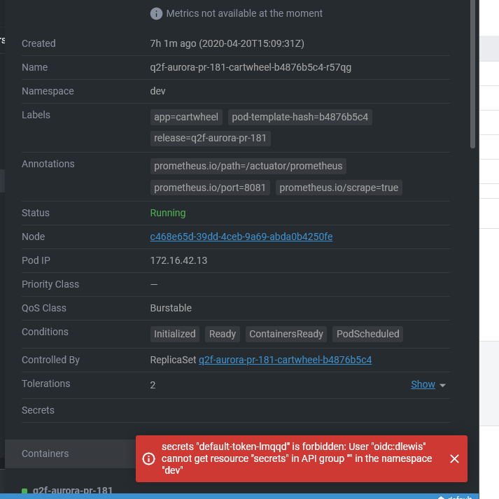 Suppress errors for forbidden resources · Issue #302 · lensapp/lens · GitHub